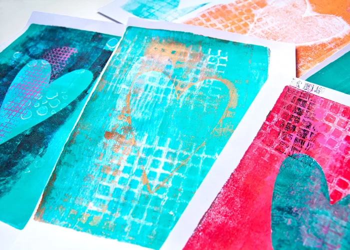 Make Your Own DIY Gelatine Plate For Gel Printing - Kim Dellow