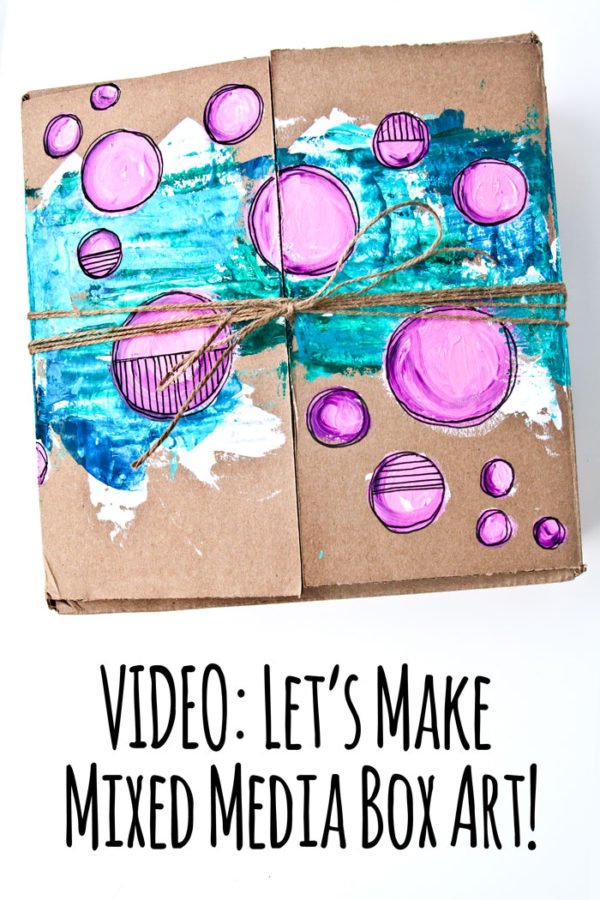 VIDEO: Let’s Make Mixed Media Box Art! - Art Journal In 3D - Kim Dellow